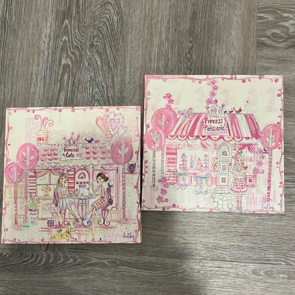 colleen karis | Art | Pink Princess Cafe And Patisserie Wall Art ...
